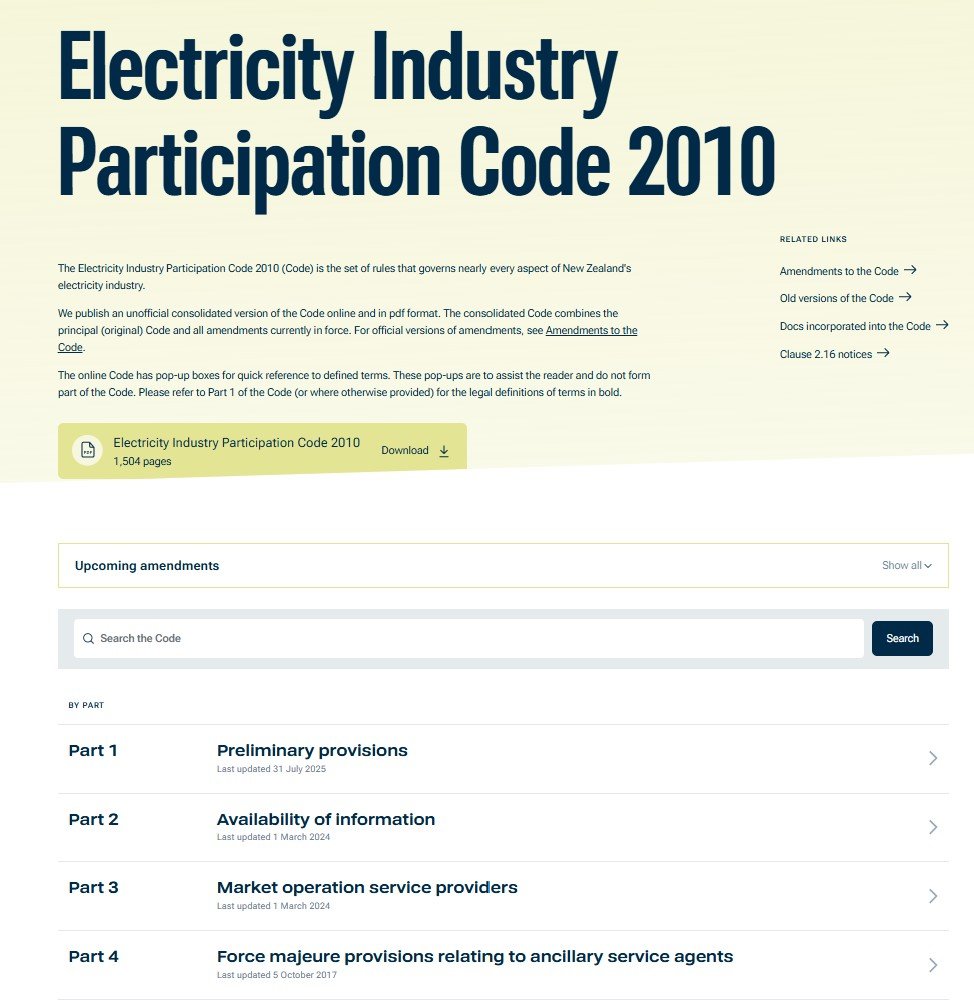 The Electricity Industry Participation Code gets a digital makeover ...
