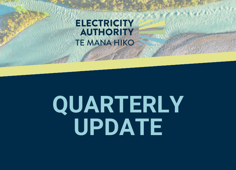 Join our quarterly update: 21 August 2025 | Electricity Authority